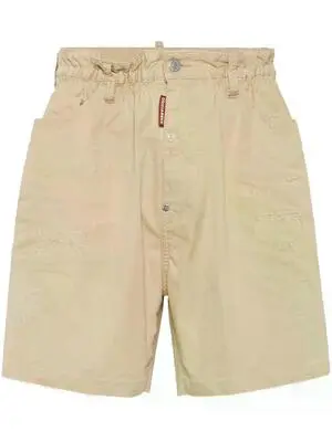 Dsquared2 Stitched Cotton Shorts