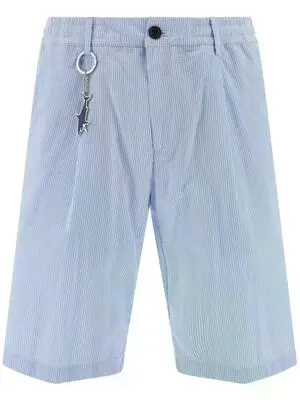 Paul & Shark Cotton Bermuda Shorts - Blue