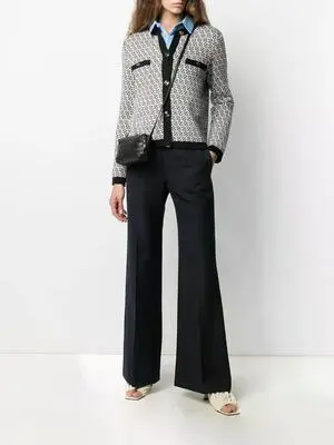 FERRAGAMO Gancini Galoure Knitted Jacket