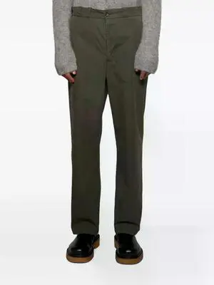 THE ELDER STATESMAN Straight-leg Trousers - Green