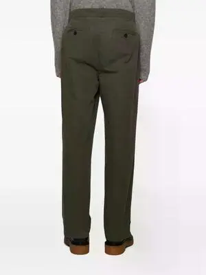 THE ELDER STATESMAN Straight-leg Trousers - Green