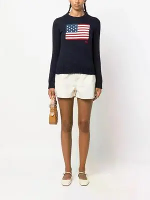 Polo Ralph Lauren Flag Motif Cotton Jumper