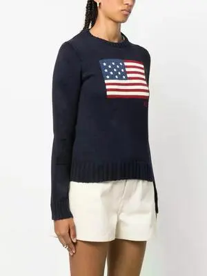 Polo Ralph Lauren Flag Motif Cotton Jumper