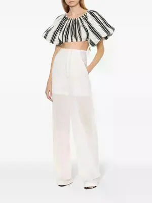 Philosophy Di Lorenzo Serafini Layered Palazzo Trousers - White