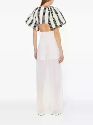 Philosophy Di Lorenzo Serafini Layered Palazzo Trousers - White