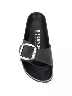 BIRKENSTOCK Madrid Oiled Sandals - Black