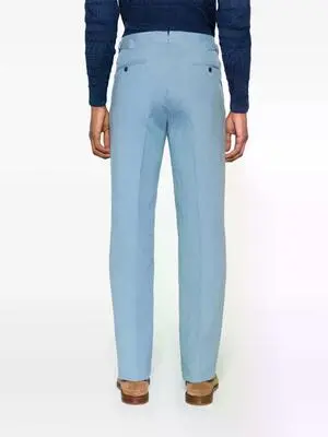 Ralph Lauren Purple Label Mid-rise Tailored Trousers - Blue