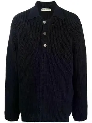 Our Legacy Ribbed-knit Cotton Jumper