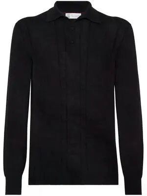 Brunello Cucinelli Knitted Polo T-shirt