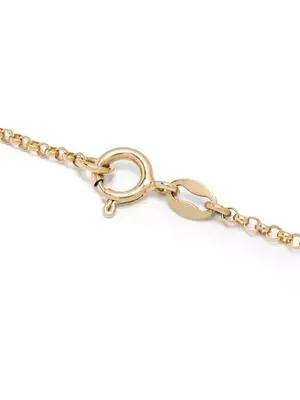 LEANDRA 18kt Yellow Diamond Taper Pendant Necklace