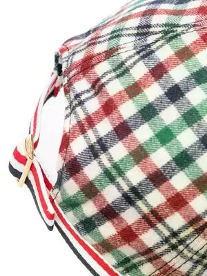 Thom Browne Checked Six-panel Cap