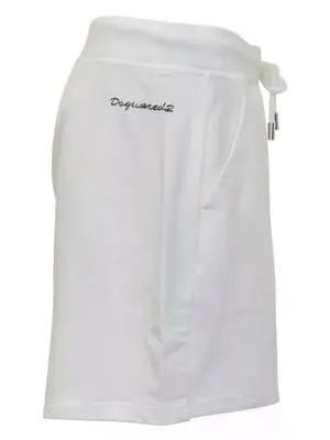 Dsquared2 Printed Track Shorts - White