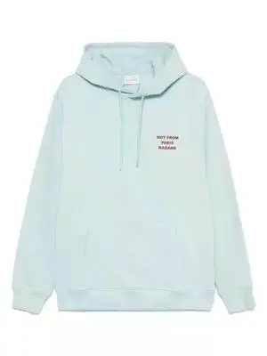 Drole De Monsieur Le Slogan Hoodie - Blue
