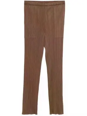 Issey Miyake Basics Trousers - Brown