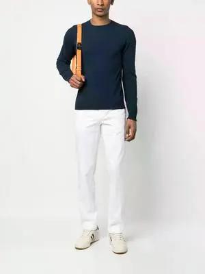 DRUMOHR Long-sleeve Knitted Jumper - Blue