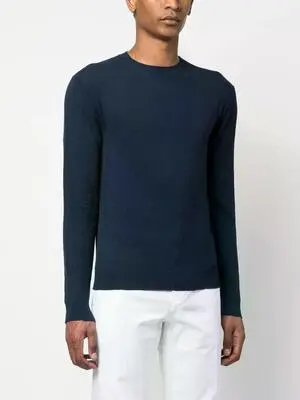 DRUMOHR Long-sleeve Knitted Jumper - Blue