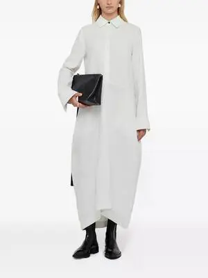 JIL SANDER Linen Long-sleeve Shirt Dress