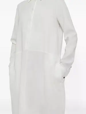 JIL SANDER Linen Long-sleeve Shirt Dress