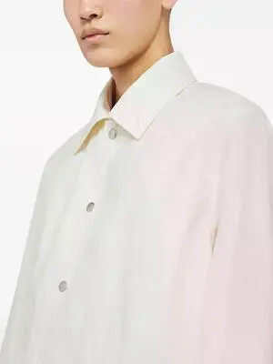 JIL SANDER Logo-print Cotton Shirt Jacket