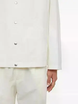 JIL SANDER Logo-print Cotton Shirt Jacket