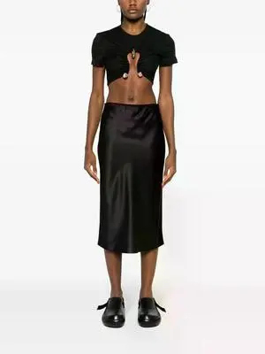 JOSEPH Elasticated-waist Silk Skirt