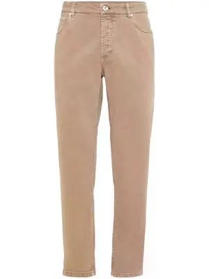 Brunello Cucinelli Dyed Straight-leg Jeans