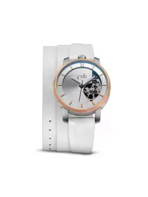 FOB PARIS R360 Aura 36mm Watch - Silver