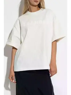 JIL SANDER Logo-print Cotton T-shirt - White