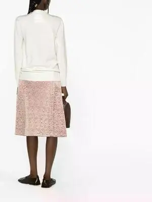 JIL SANDER Crew-neck Wool Jumper - White