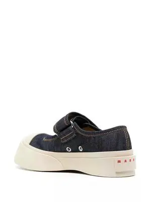 Marni Denim Mary Jane Platform Flats - Neutrals