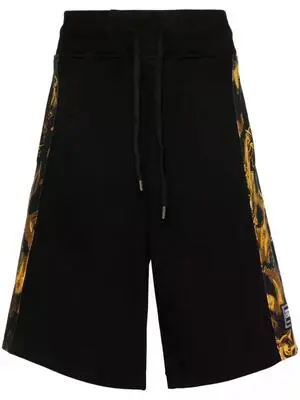 Versace Watercolour Couture-print Track Shorts