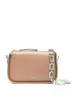 Calvin Klein Silver Tone Cross Body Bags For Women