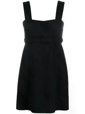 PATOU Corsage Belted Mini Dress