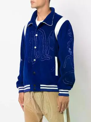 HACULLA. Embroidered Logo Shirt Jacket