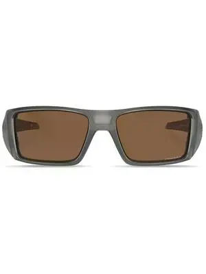 Oakley Heliostat Rectangle-frame Sunglasses - Grey