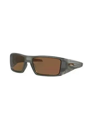 Oakley Heliostat Rectangle-frame Sunglasses - Grey