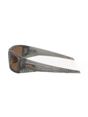 Oakley Heliostat Rectangle-frame Sunglasses - Grey