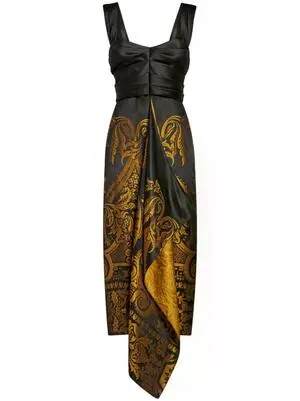 Etro Jacquard Midi Dress