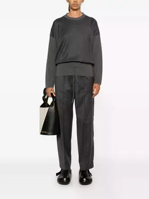 Fabiana Filippi Flannel-front Cropped Sweater