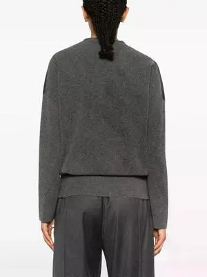 Fabiana Filippi Flannel-front Cropped Sweater