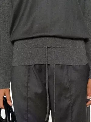 Fabiana Filippi Flannel-front Cropped Sweater