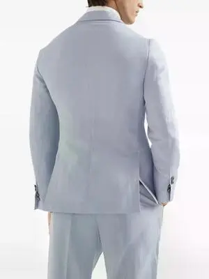 Brunello Cucinelli Twill-weave Blazer - Blue