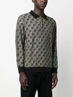 MISBHV Logo-jacquard Polo Jumper