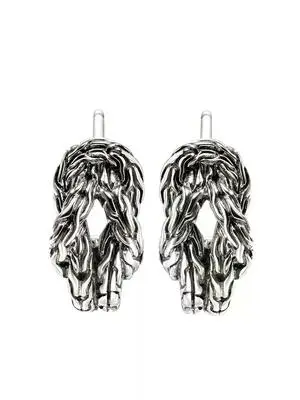 John Hardy Love Knot Hoop Earrings - Silver