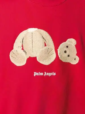 Palm Angels Bear Cotton Sweatshirt