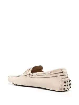 TOD'S Bow-detail Leather Loafers