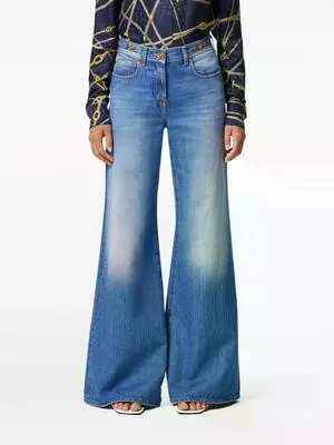 Versace Medusa 95 Mid-rise Flared Jeans