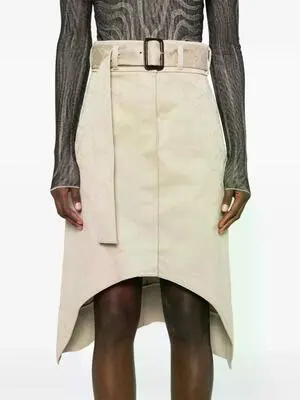 Givenchy Monogram 72 Asymmetric Midi Skirt