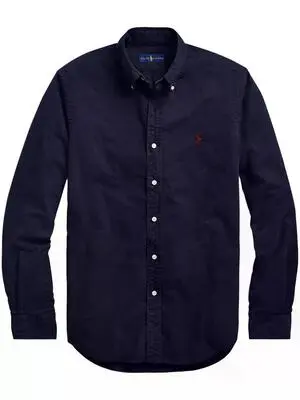 Polo Ralph Lauren Embroidered Logo Button-down Shirt - Blue