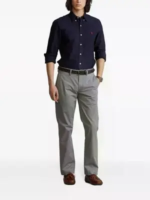 Polo Ralph Lauren Embroidered Logo Button-down Shirt - Blue